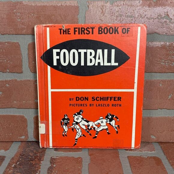 Vintage | Accents | Thefirst Book Of Football Don Schiffer Illustrated ...